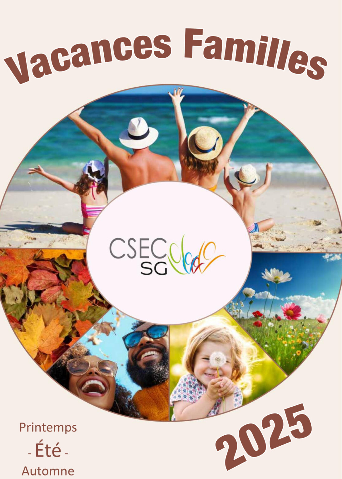 Brochure CSEC SG Vacances Familles Printemps Été Automne – FO SG